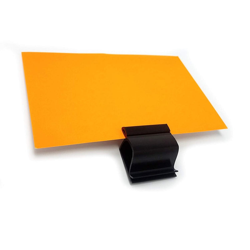 Black Food Tray Label Holders, Bowl & Cup Sign Clips for Bake Sale ...