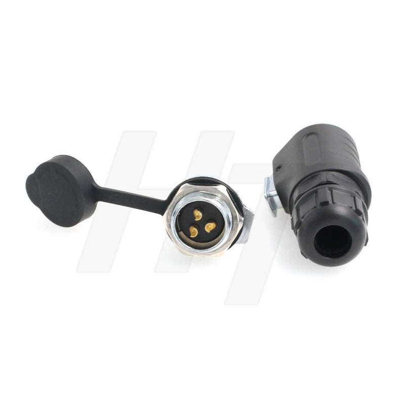 HangTon LP20 3 Pin Aviation Circular Connector Quick Disconnect 30 Amp ...