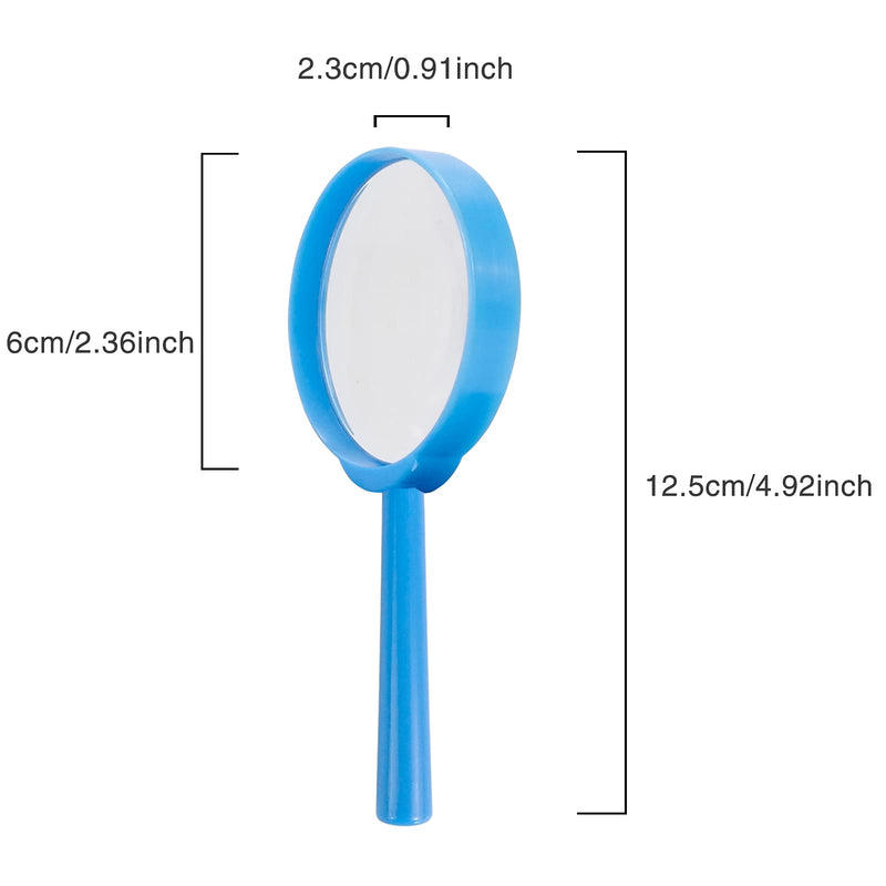 Magnifying Glass Kids Plastic Magnifier 18 Pack Hand Lens Mini Handheld ...
