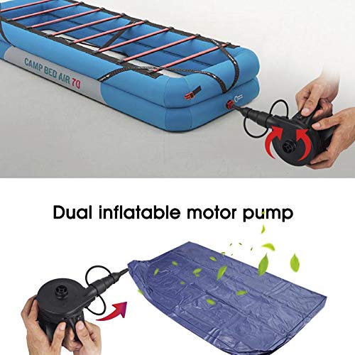 sanipoe Battery Powered Air Mattress Pump, Electric Quick-Fill Blower ...