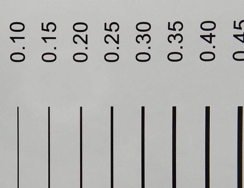 Flaw Detection Gauge SEC Size Estimation Chart (Transparency) for ...
