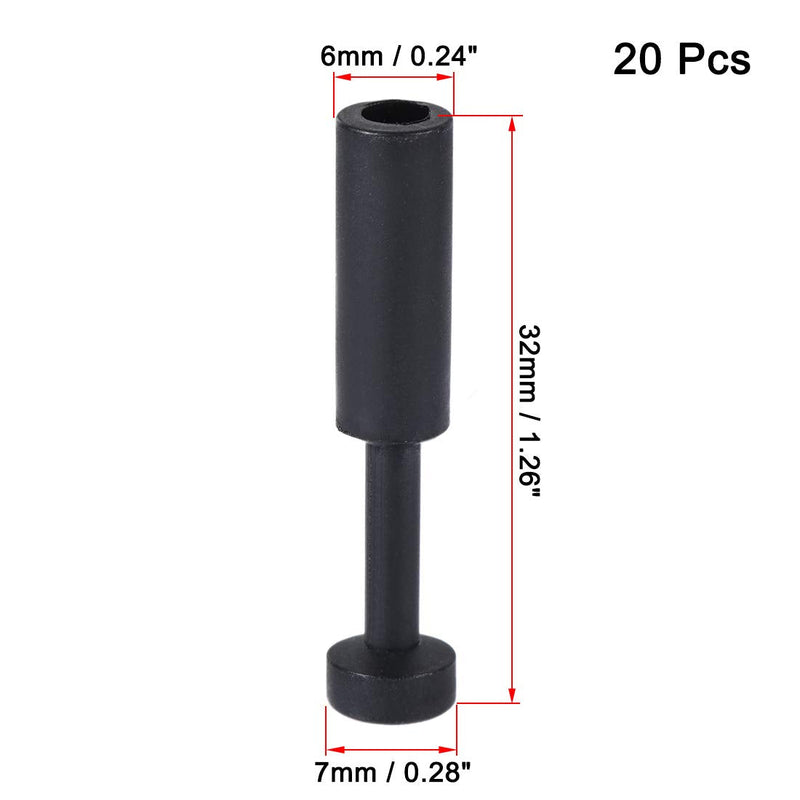 uxcell Push to Connect Fittings, Cap Style Pneumatic Blanking Plugs ...