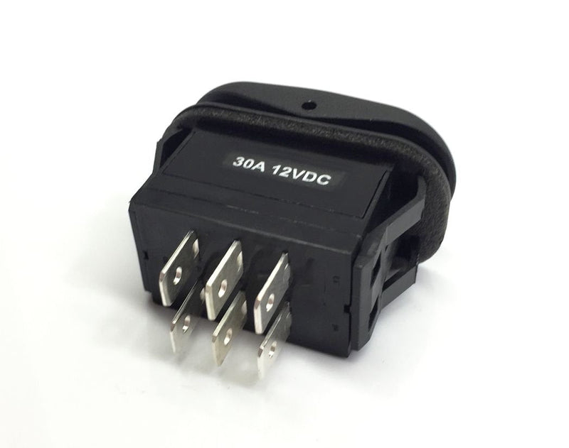 GAMA Electronics Waterproof 30 Amp Double Pole 3 Position Momentary On ...