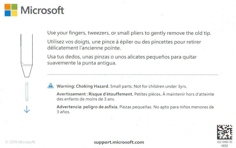 Microsoft Surface Pen Tips Replacement Kit (Original HB Type) for ...