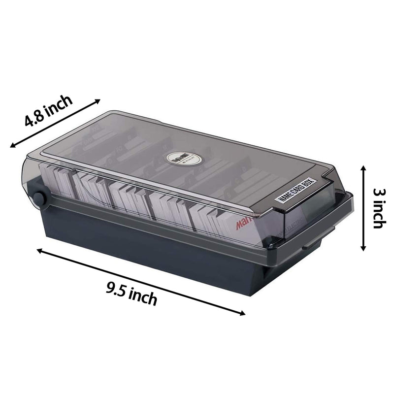 MyLifeUNIT Business Card Holder, Name Card Organizer with Dividers and ...