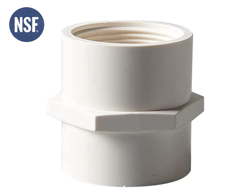 Rainbow Dream 1/2 Inch PVC Female Adapter Pipe Fitting (Socket x Female ...