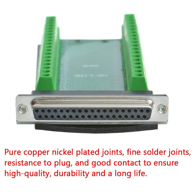 ANMBEST DB37 Solderless RS232 D-SUB Serial to 37-pin Port Terminal Female Adapter Connector ...