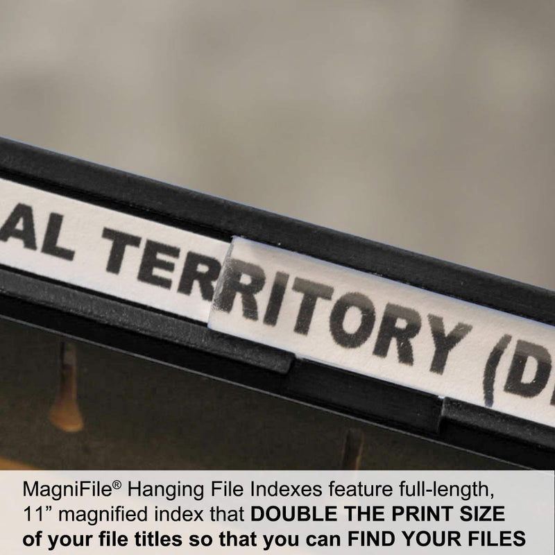 New Ultimate Office MagniFile Insertable Hanging File Folder Tabs ...