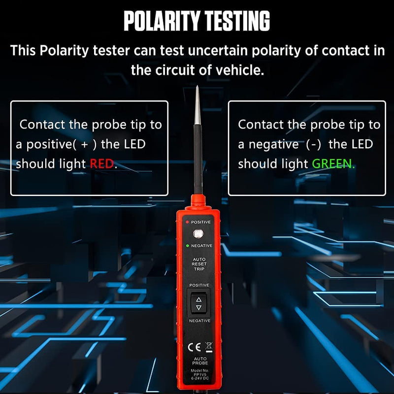 Power Circuit Probe Tester with Overload Protection and Component ...