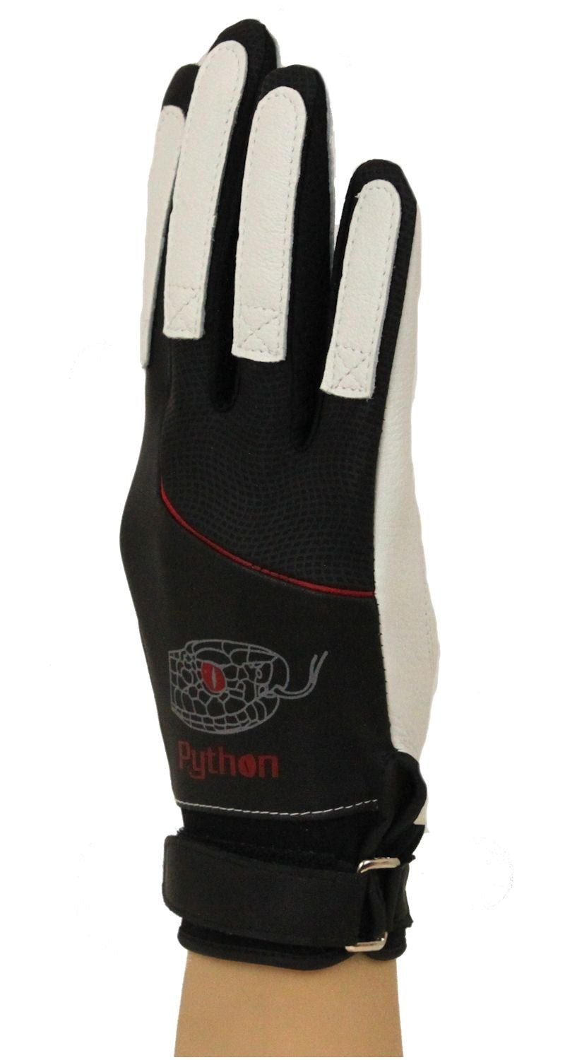 Python Deluxe Handball Glove (Pair) (Padded) (w/Strap) (Small-XL) Small ...