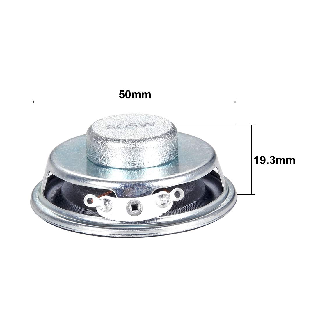 uxcell 5W 8 Ohm DIY Speaker 50mm Round Shape Replacement Loudspeaker | AusPower Australia