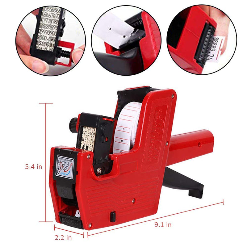 HC Kenshin MX5500 Price Tag Gun for Clothing Tags -Price Stickers ...