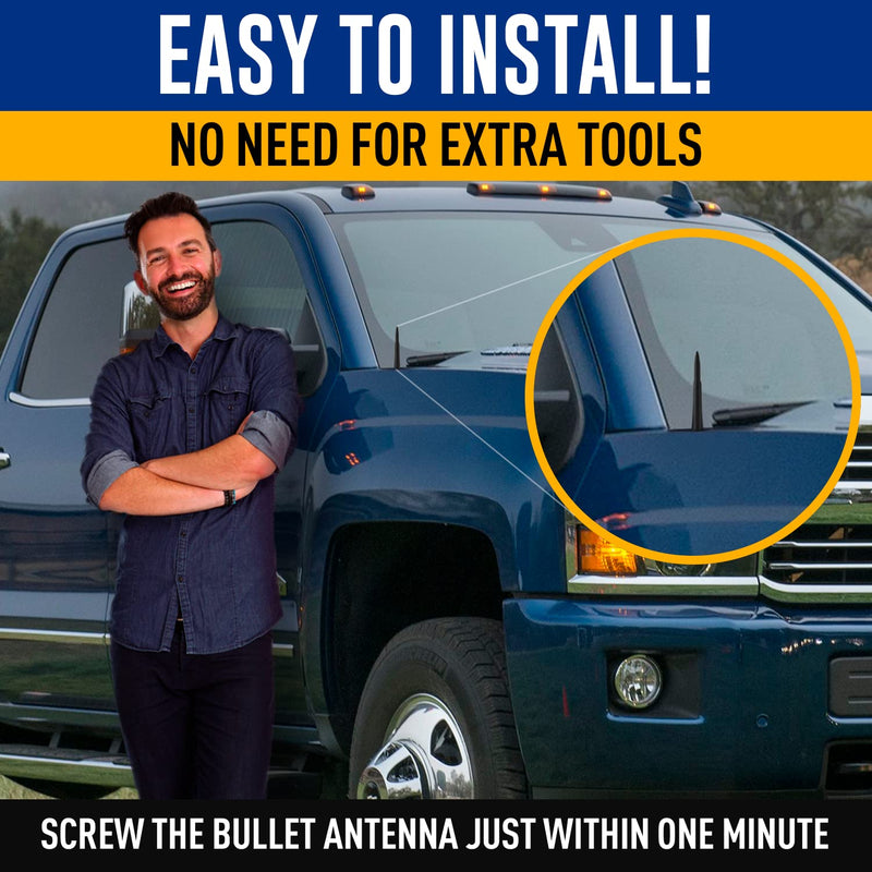Bullet Style Antenna Mast for GM Cars and Trucks New | AusPower Australia