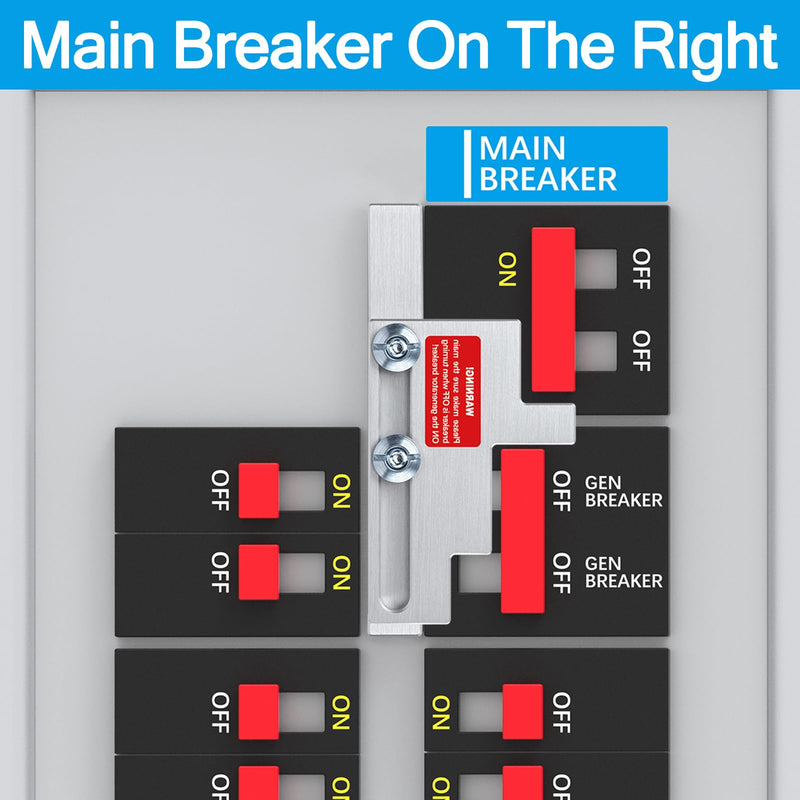 ACANORA Generator Interlock Kit for Bryant 150 or 200 Amp Main Breaker ...