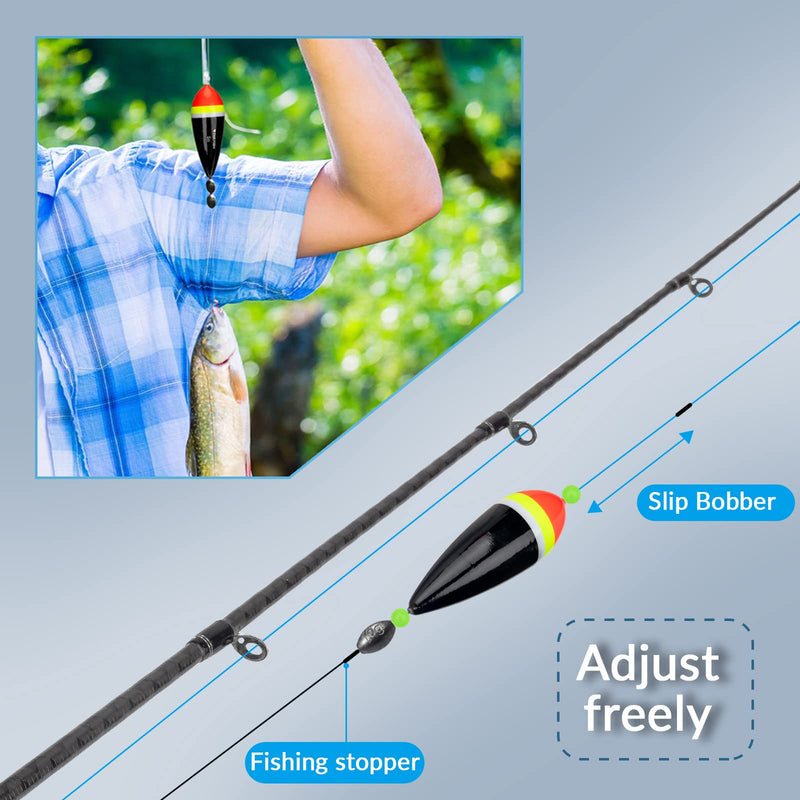THKFISH Fishing Bobbers Slip Bobbers for Fishing Floats Bobbers for ...