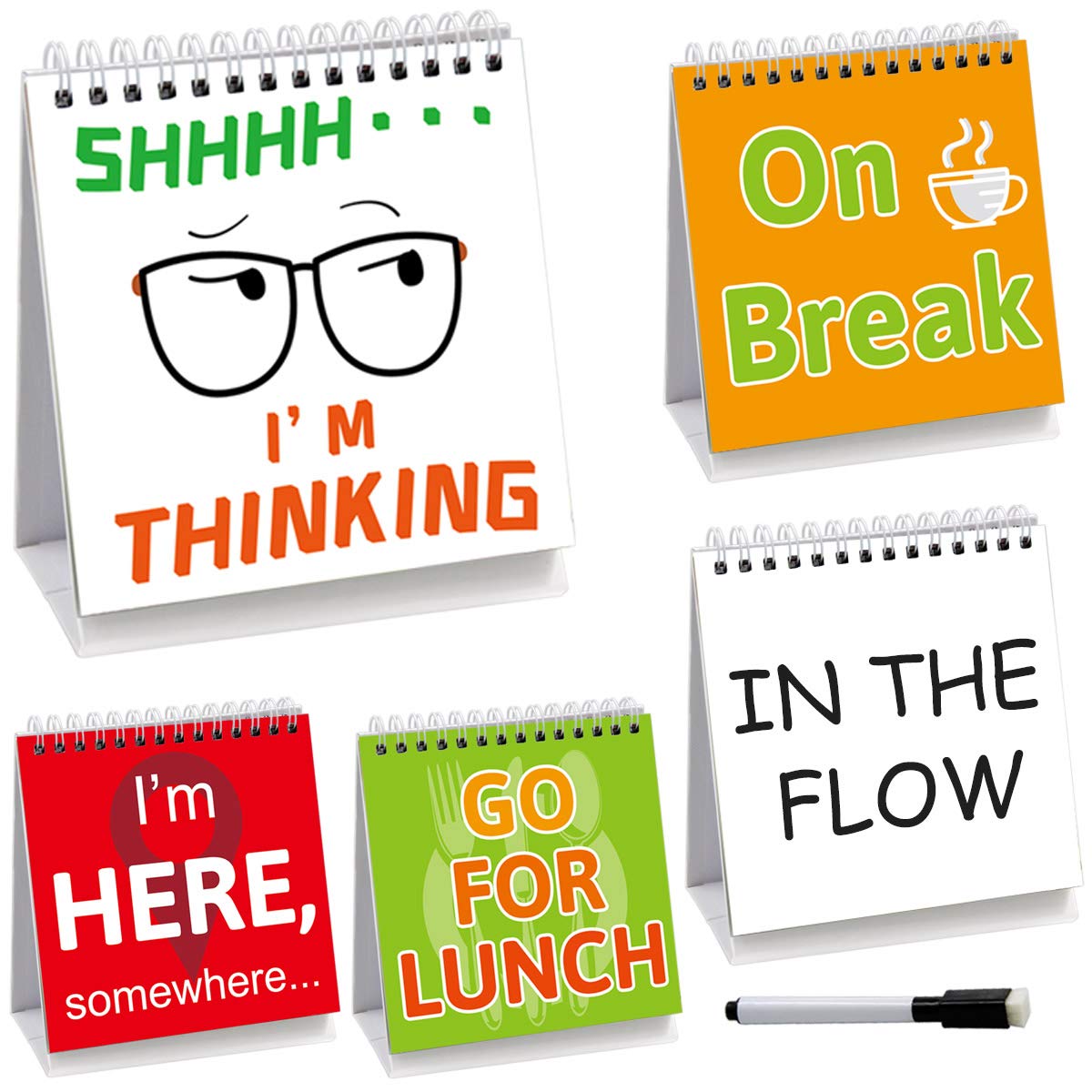 Funny Desk Signs 30 Different Fun and Flip-Over Messages for Office ...
