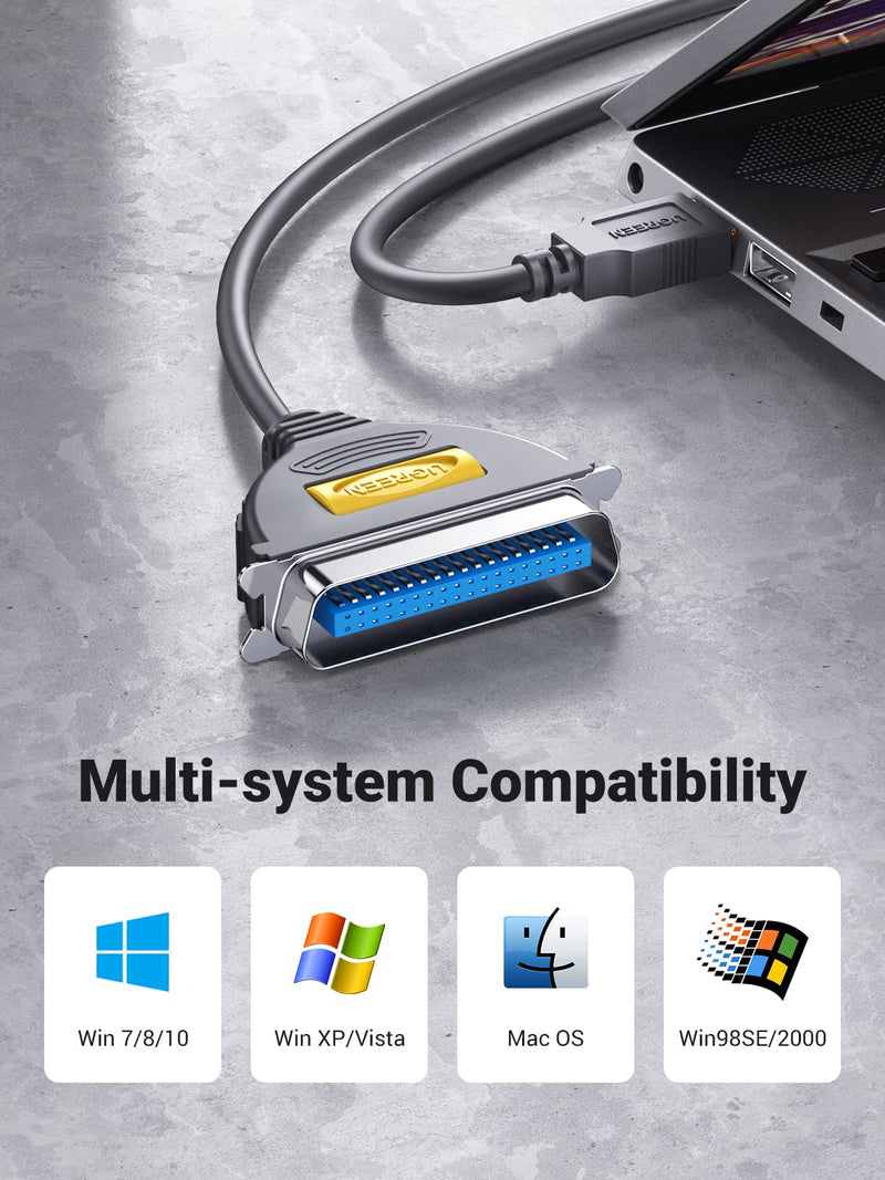 UGREEN USB to Parallel Port USB to IEEE1284 CN36 Centronics Printer ...