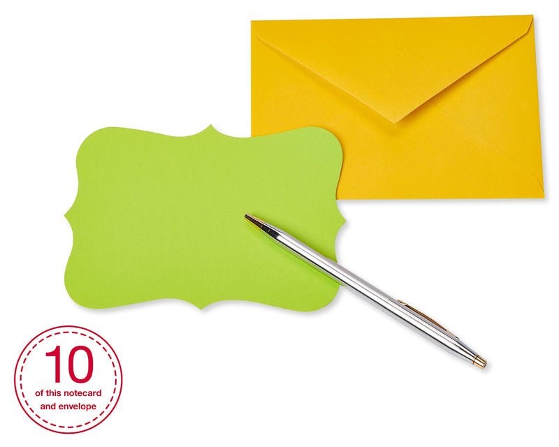 American Greetings Single Panel Blank Cards with Envelopes, Bright (40 ...