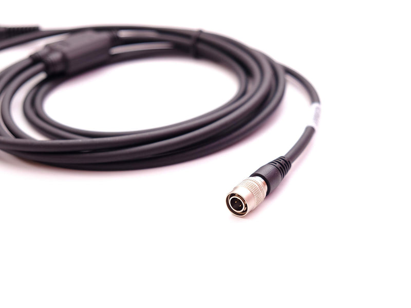 Power Cable Data Cable COM +SAE Connector for Trimble 5600 3600 Robotic ...