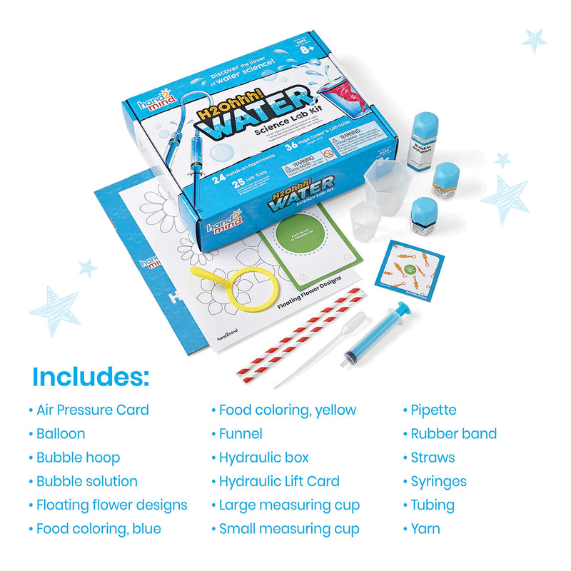 hand2mind H2Ohhh! Water Science Kit, Chemistry Kit for Kids 8-12 ...
