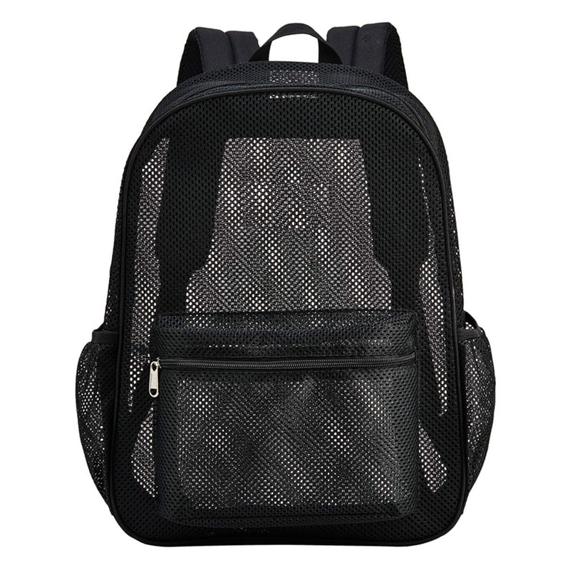 Heavy Duty Semi-Transparent Mesh Backpack，See Through College Student ...