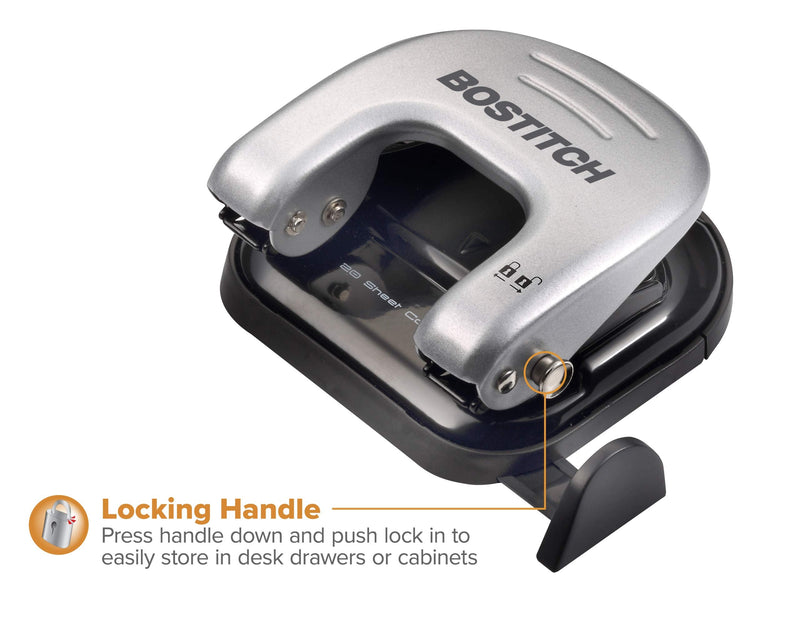Bostitch Office EZ Squeeze Reduced Effort 2-Hole Punch, 20 Sheets ...