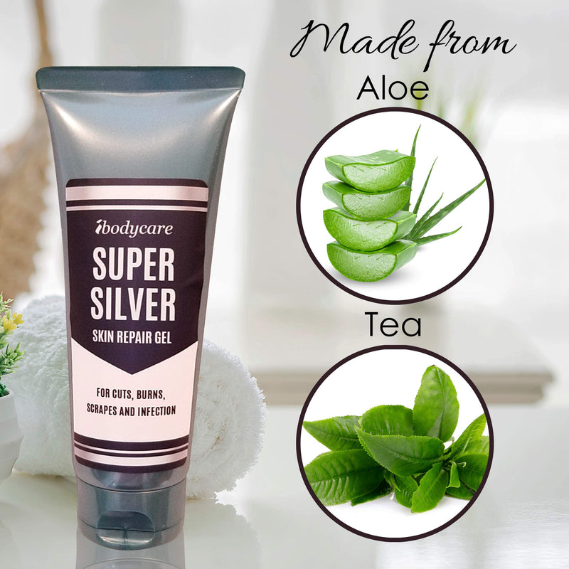 ibodycare Super Silver Gel for Cuts, Burns, Rashes, Scar and Infection ...