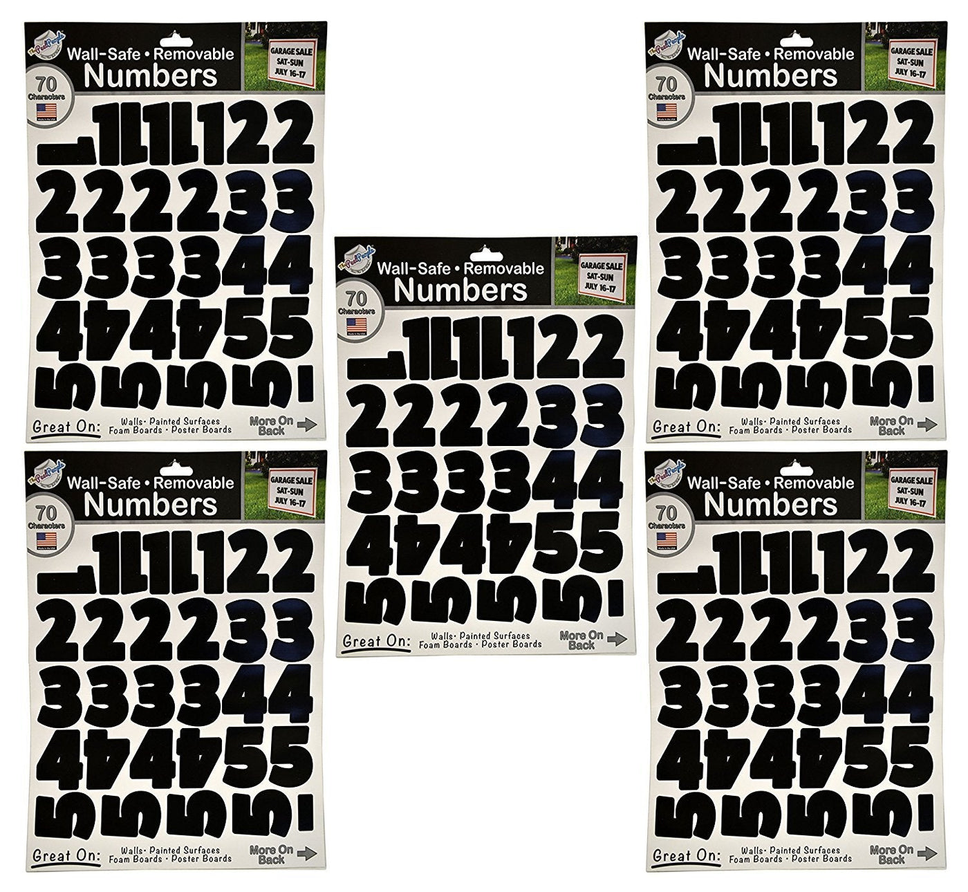 Large Alphabet Numbers and Letters Stickers Perfect for Businesses ...