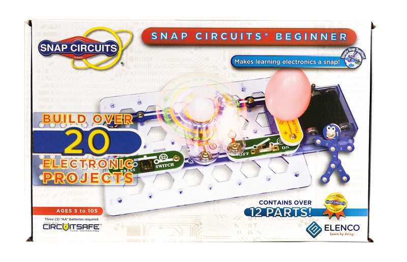 Snap Circuits Beginner, Electronics Exploration Kit, Stem Kit For Ages ...
