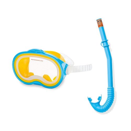 Intex RECREATION Marketing 55942 Adventurer Mask/Snorker Blue Swim Set ...