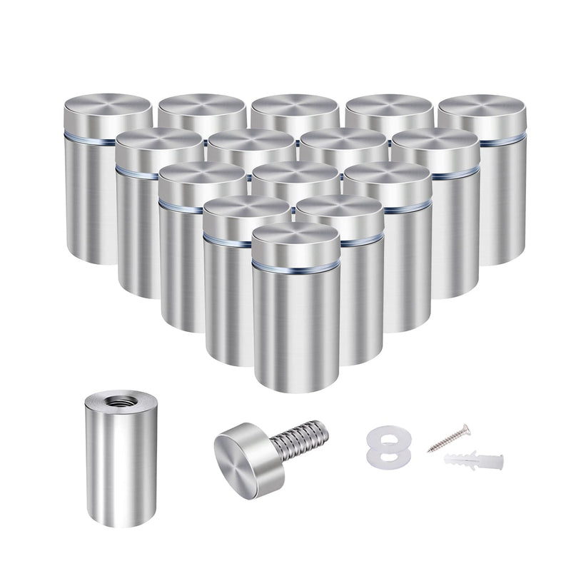 Osring 3/4 x 1 Inch Sign Standoffs Mounting Hardware 16 Pack, Wall ...