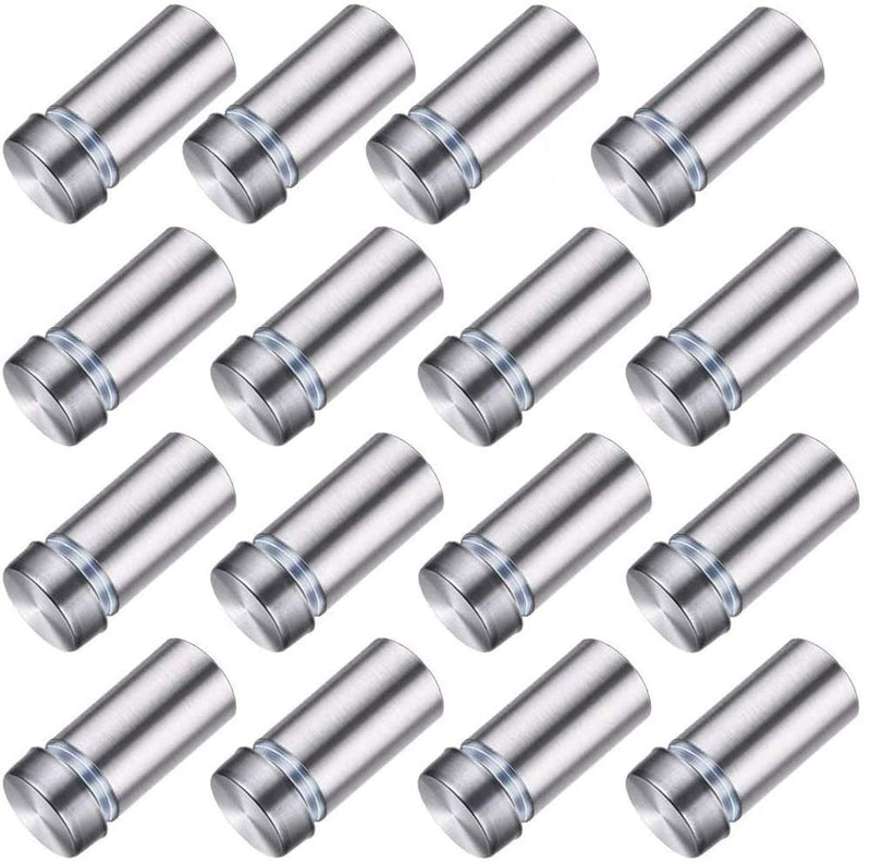 GSH 1/2 Inch x 1 Inch Sign Standoffs Mounting Hardware, Wall Standoff ...