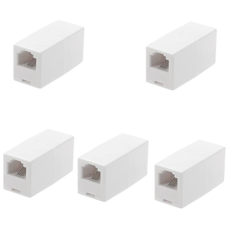 RJ11 Coupler, Straight Telephone Inline Coupler RJ11 6P4C Inline ...